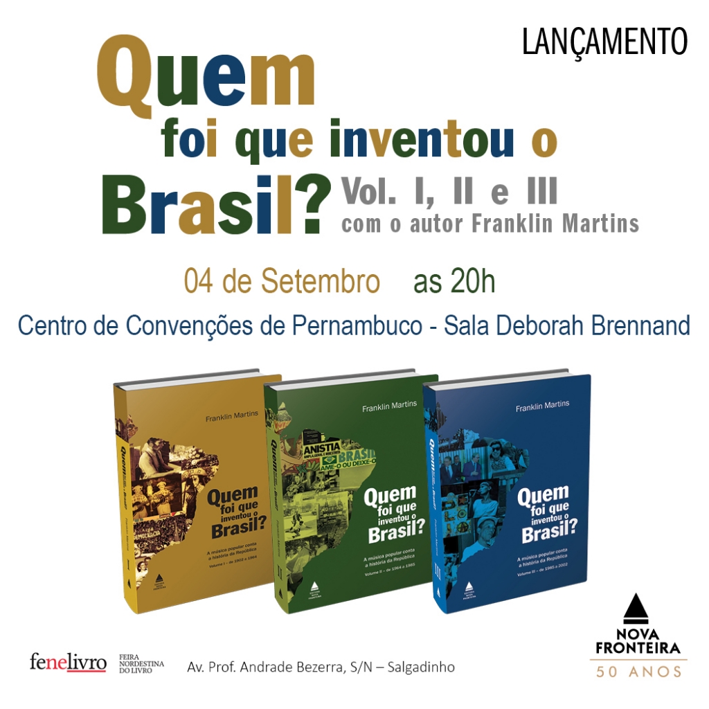 Franklin Martins lança livro sobre a história da República pela música ...